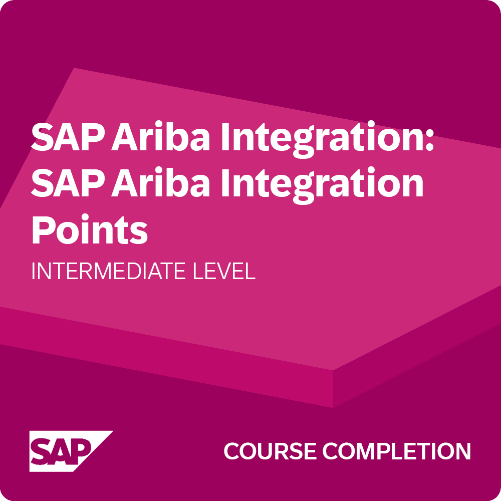 Badge Verification SAP Ariba Integration: SAP Ariba Integration Points - Course Completion