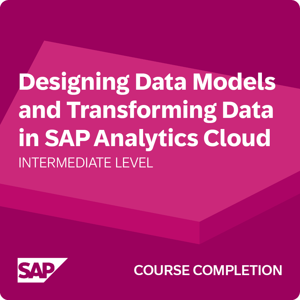 Badge Verification Designing Data Models and Transforming Data in SAP ...