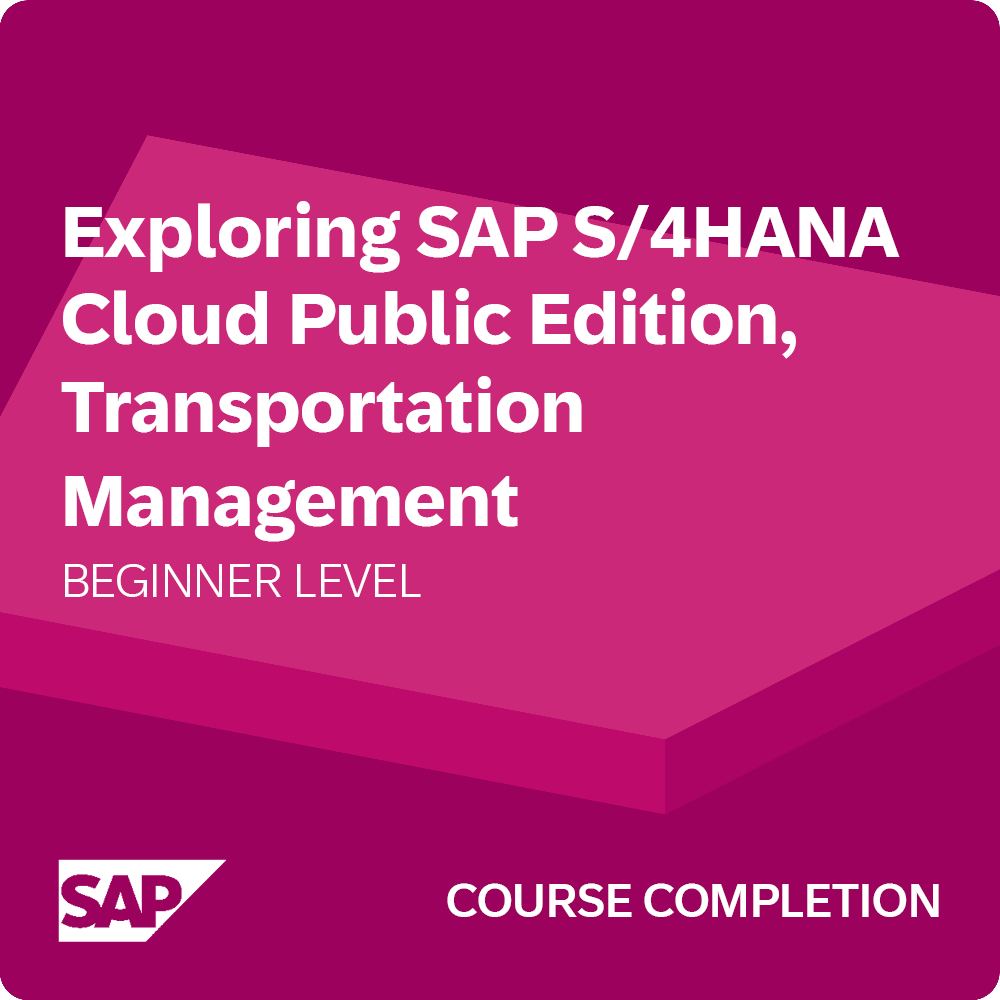 Badge Verification Exploring SAP S/4HANA Cloud Public Edition ...