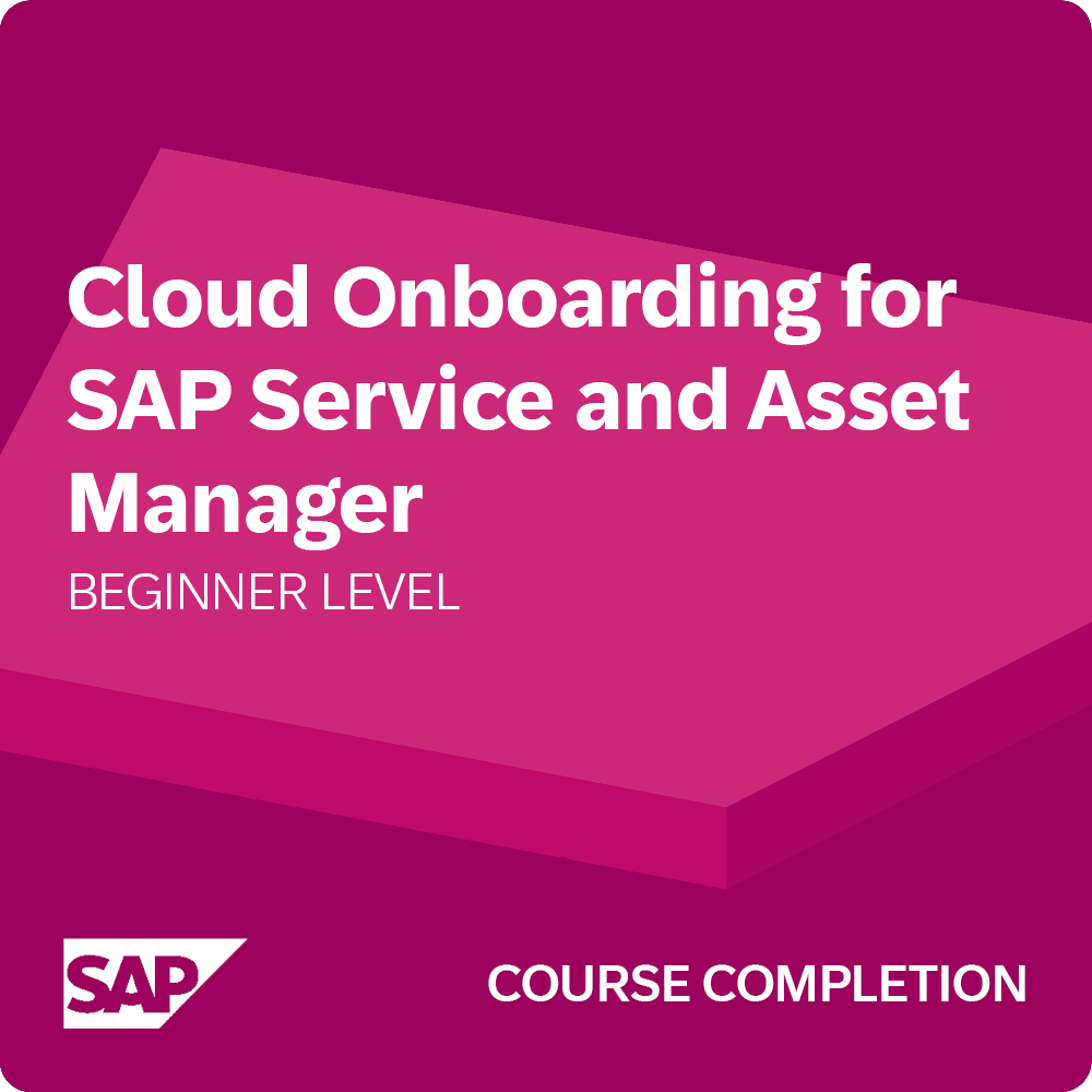 Badge Verification Cloud Onboarding for SAP Service and Asset Manager ...