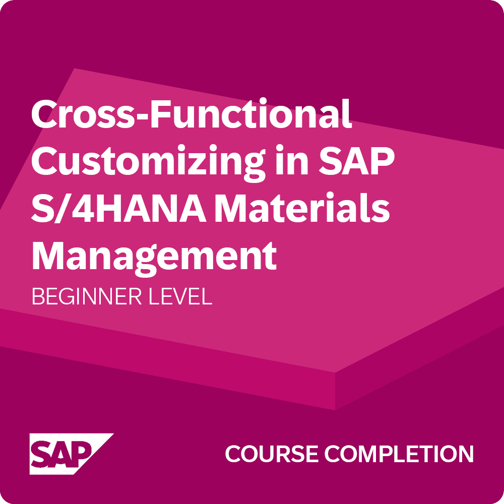 Badge Verification Cross-Functional Customizing in SAP S/4HANA ...