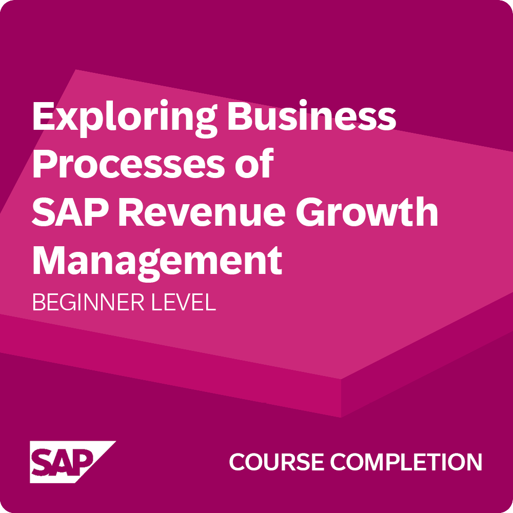 Badge Verification Exploring Business Processes of SAP Revenue Growth ...